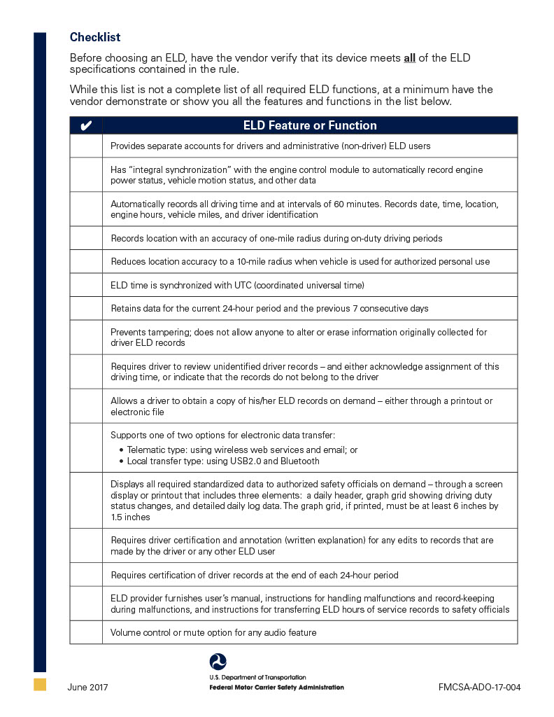 How to choose a great ELD provider