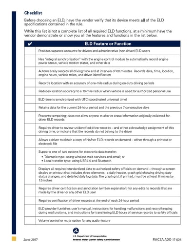 How to choose a great ELD provider